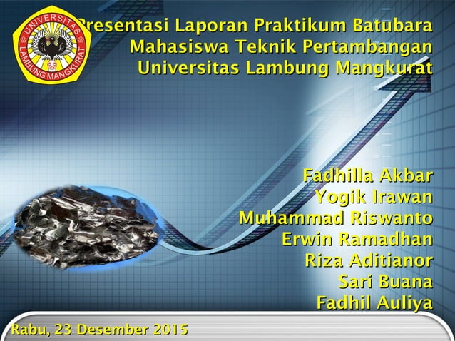 Batubara dan pemanfaatannya | PPT