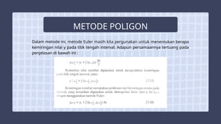 PPT Kelompok VI Metode Poligon Mata Kuliah Metode Numerik dan ...