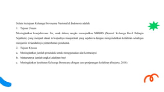 KELUARGA BERENCANA , KELUARGA SEHAR SEJAHTERA | PPT