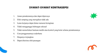 KELUARGA BERENCANA , KELUARGA SEHAR SEJAHTERA | PPT