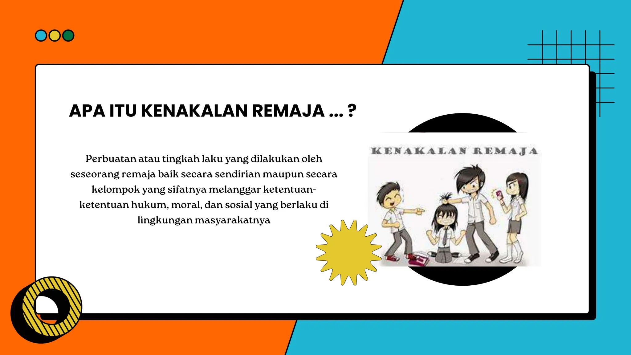 PPT tentang pengertian Kenakalan Remaja .pptx