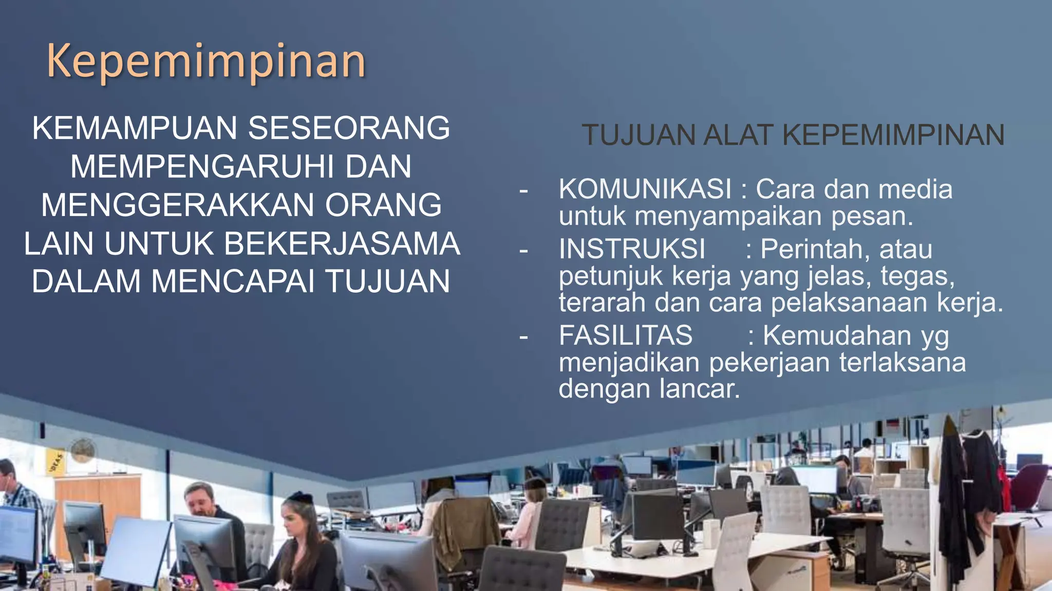 Ppt Kepemimpinan Pengantar Manajemen Pptx