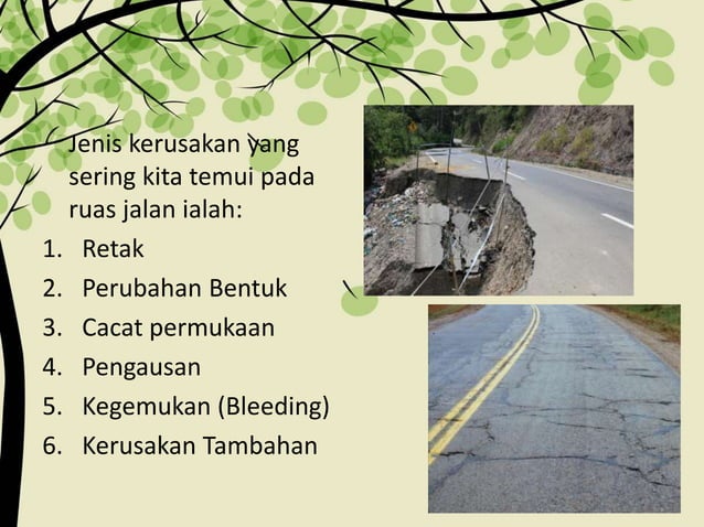 Ppt kerusakan jalan | PPTX