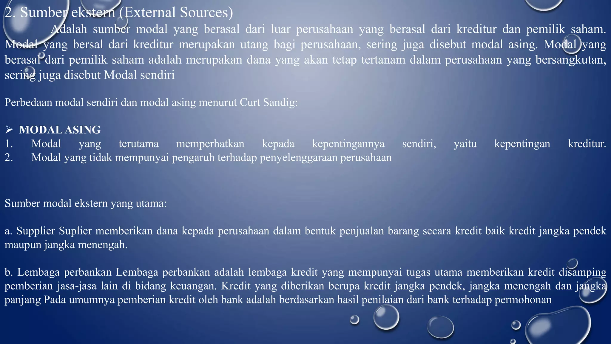 Kelompok 1 _ Sumber-Sumber Penawaran Modal | PPT