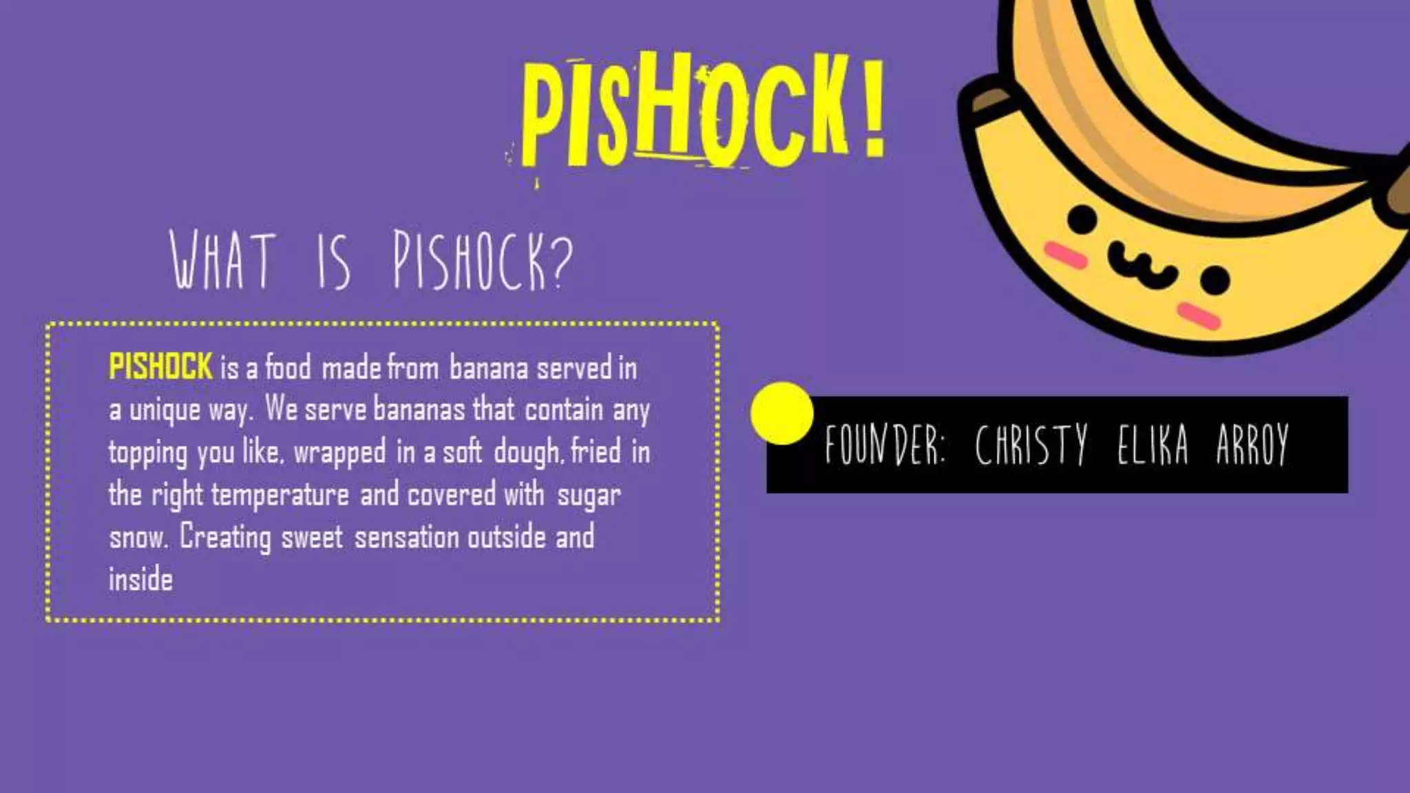 Brand Profile of "PISHOCK!" by Cika Elika | PPT