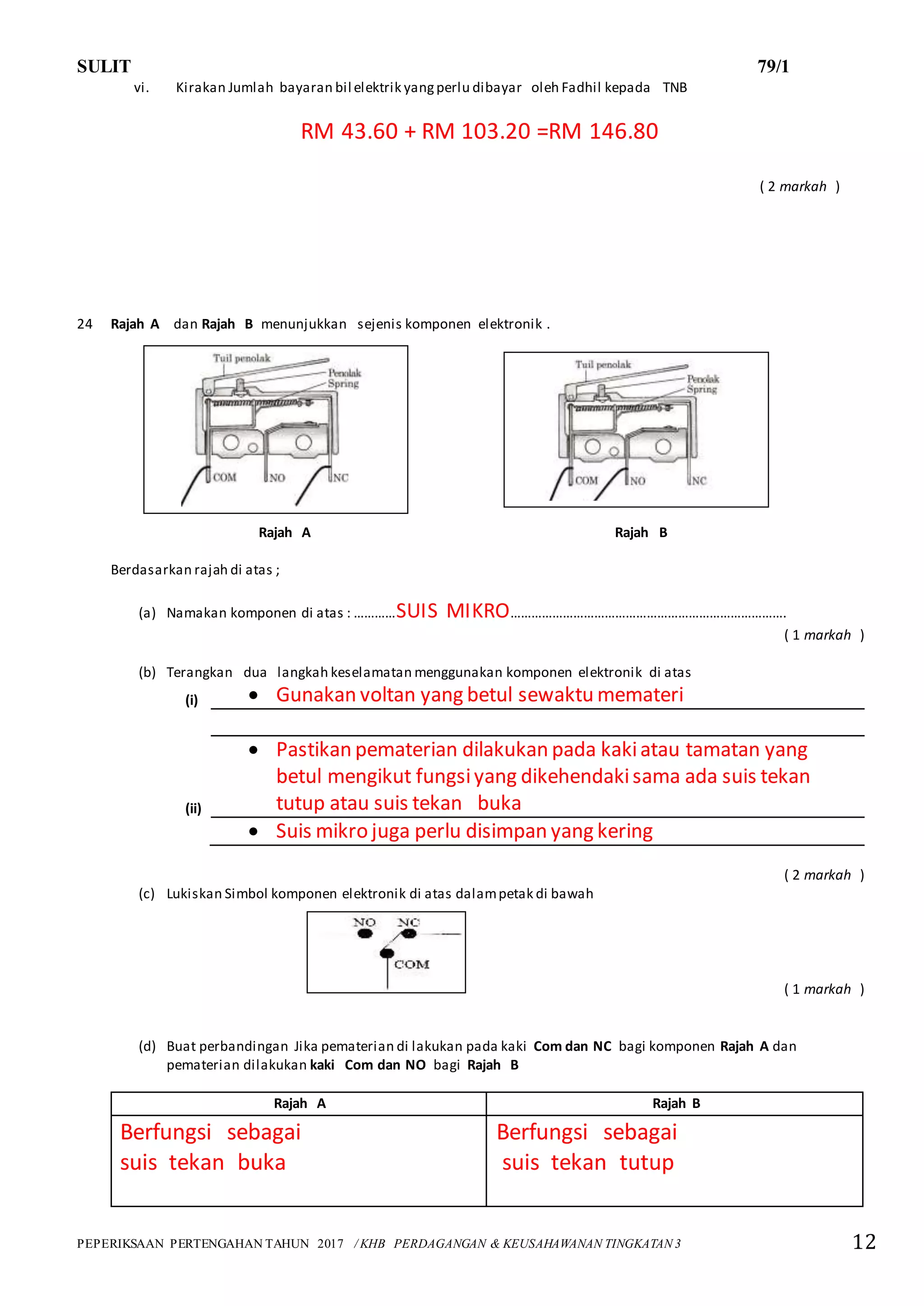 Ppt khb ting 3 2017 perdagangan jawapan (repaired) | DOCX