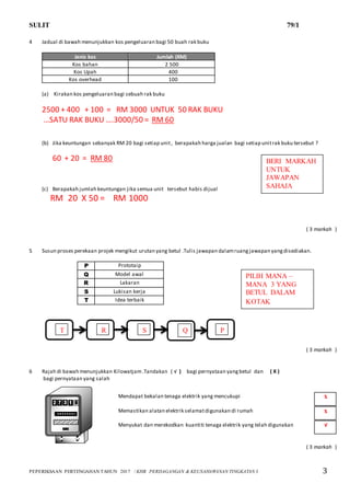 Ppt khb ting 3 2017 perdagangan jawapan (repaired) | PDF