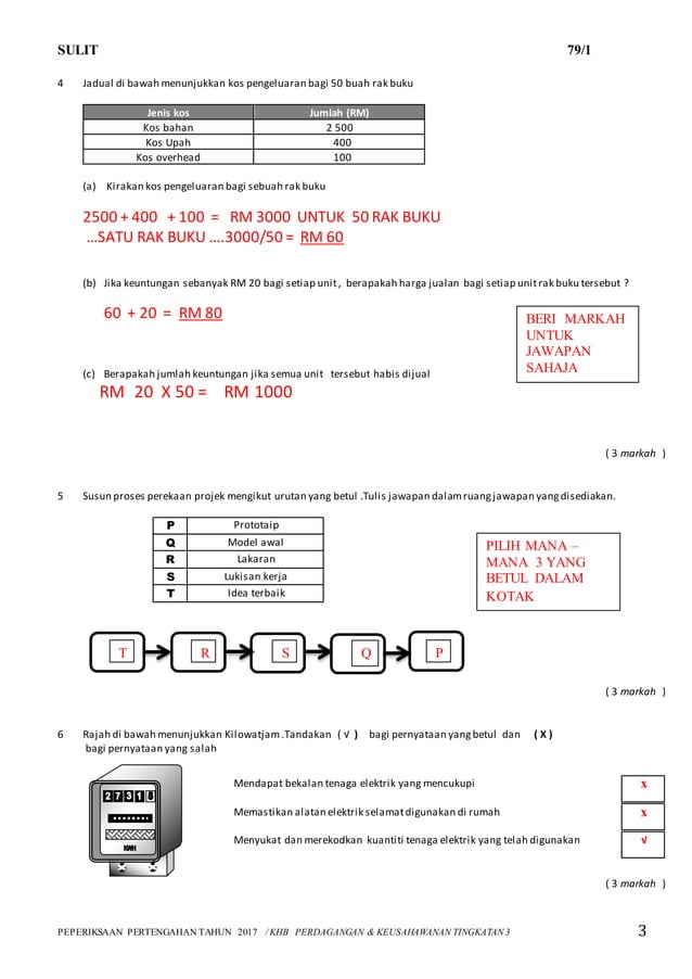 Ppt khb ting 3 2017 perdagangan jawapan (repaired) | PDF