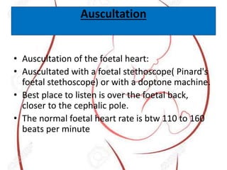 ANTENATAL EXAMINATION INVESTIGATION AND PROPHYLACTIC MEDICATIONS | PPTX
