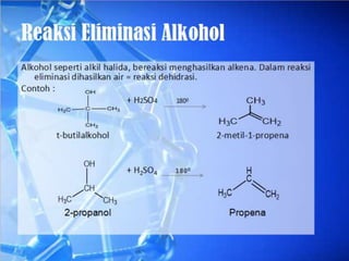 Ppt kimia organik alkohol | PPTX