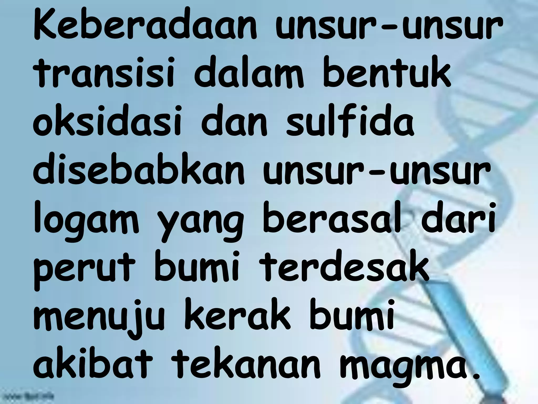 Ppt kimia ( unsur unsur transisi perioda 4 ) | PPTX
