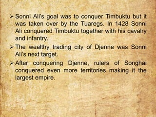 Kingdom of Songhai | PPTX