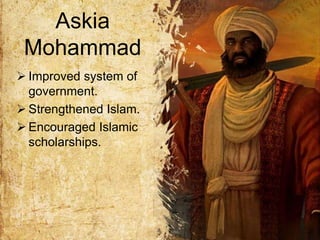 Askia Muhammad Songhai Empire