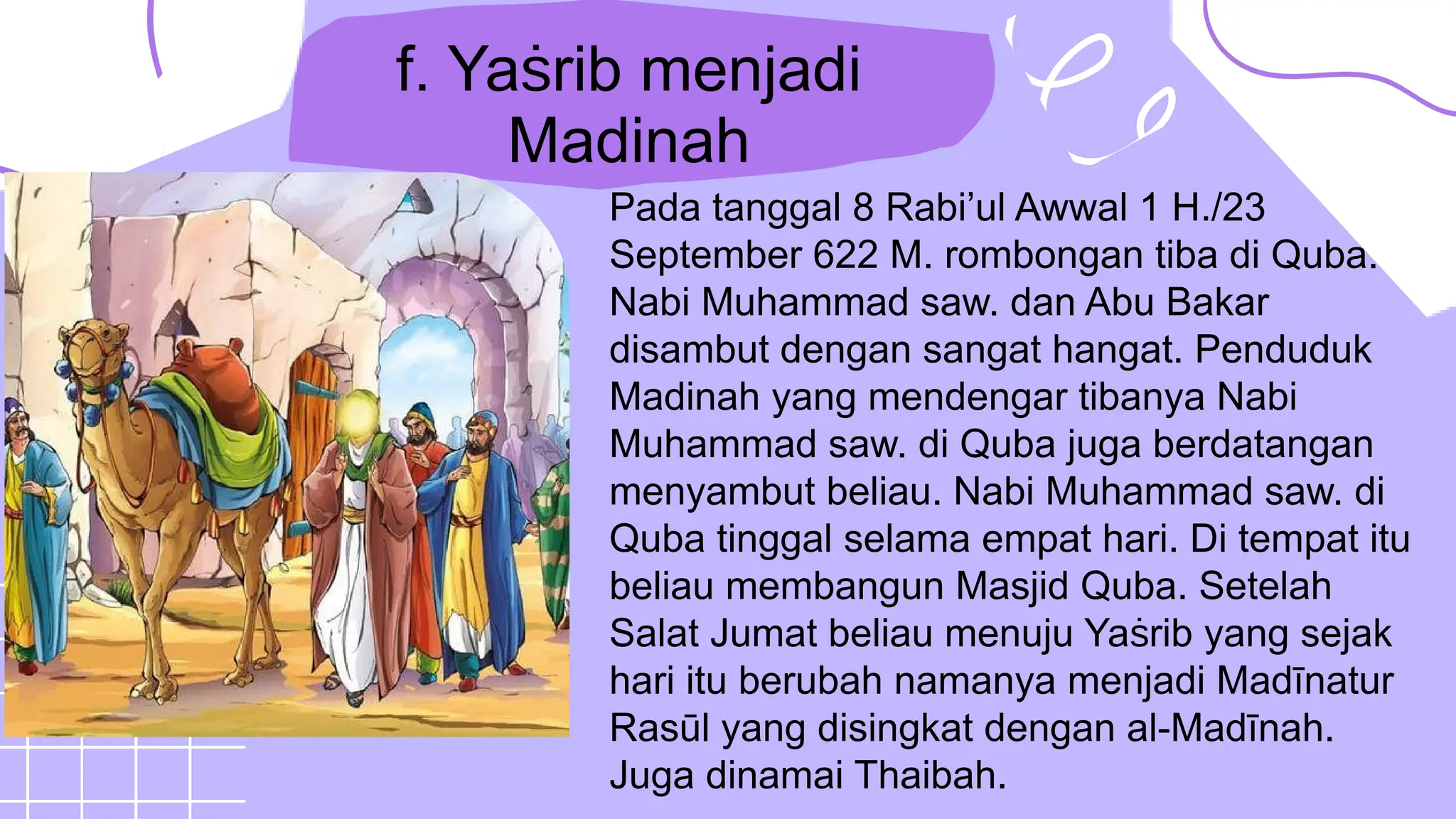 PPT Kisah hijrah Nabi Muhammad SAW ke Madinah.pptx