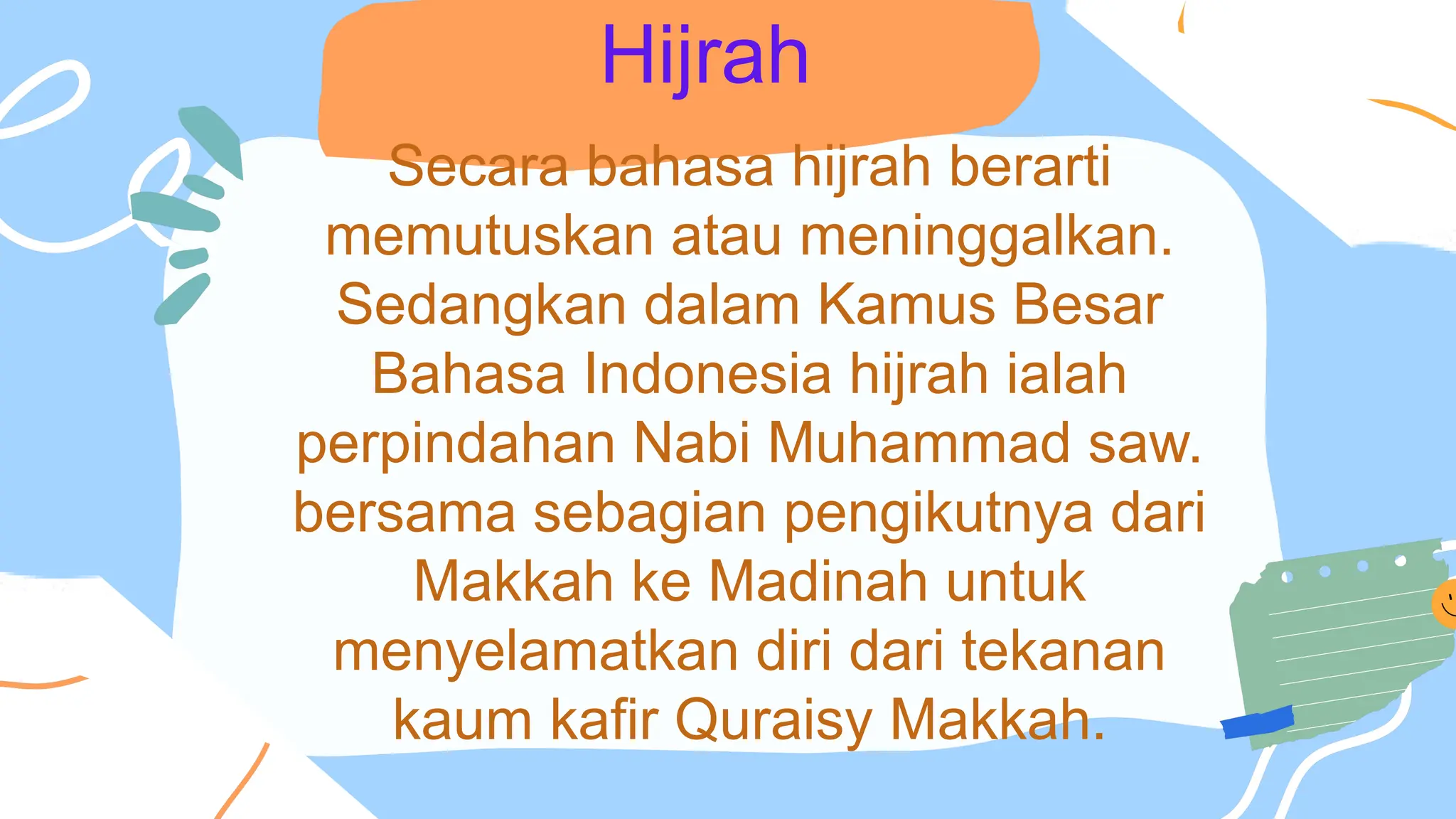 PPT Kisah hijrah Nabi Muhammad SAW ke Madinah.pptx