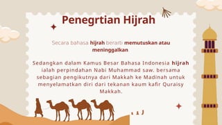 PPT Kisah Hijrah Nabi Muhammad SAW, Ke madinah (1).pptx