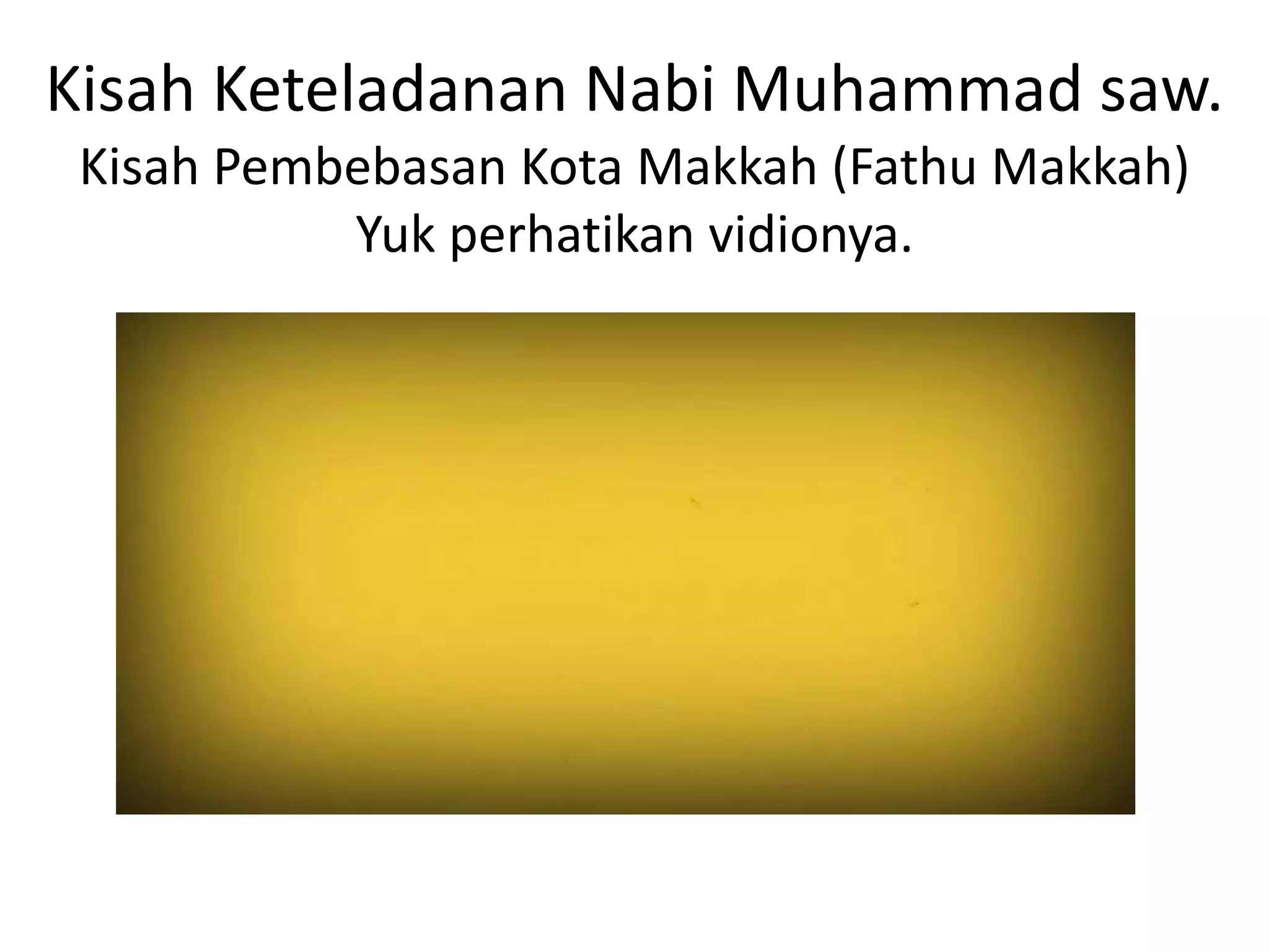 kisah nabi isa a.s dan nabi muhammad saw | PPTX