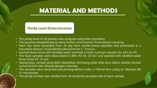 Polyploidy Induction, part of Biotechnology | PPT