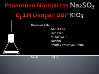 Ppt kkpi kelompok 4 11 2 alpha n tio bbp kio3 | PPSX