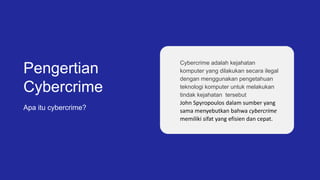 PPT KL3 - LENGKAP TENTANG CYBER CRIME.pptx
