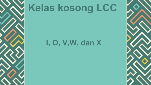 LIBRARY OF CONGRESS CLASIFICATION (LCC) perpustakaan | PPTX