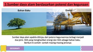 klasifikasi sda untuk pembelajaran geografi | PPTX