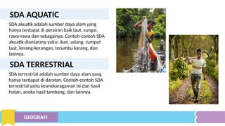 klasifikasi sda untuk pembelajaran geografi | PPTX
