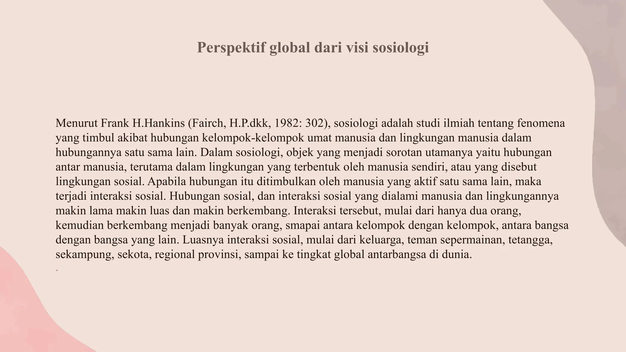 PPT KLP 3 for edcation Perspektif Global. PPT | PPTX