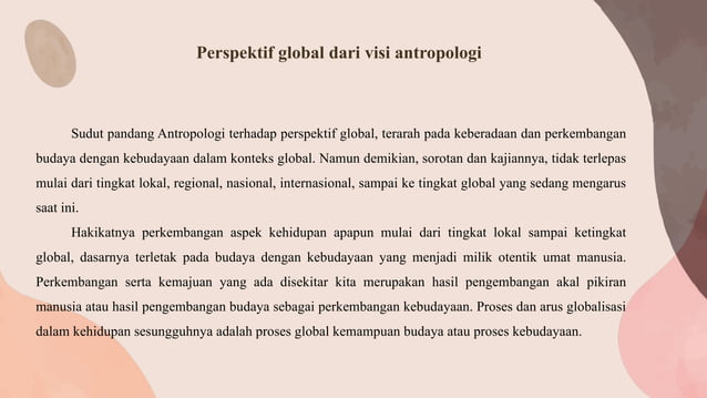 PPT KLP 3 for edcation Perspektif Global. PPT | PPTX