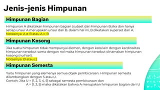 HIMPUNAN MATEMATIKA | PDF