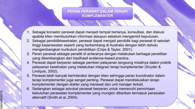 PPT KLP 9 TERAPI KOMPLEMENTER-1.pptx terapi komplementer petan perawat | PPTX