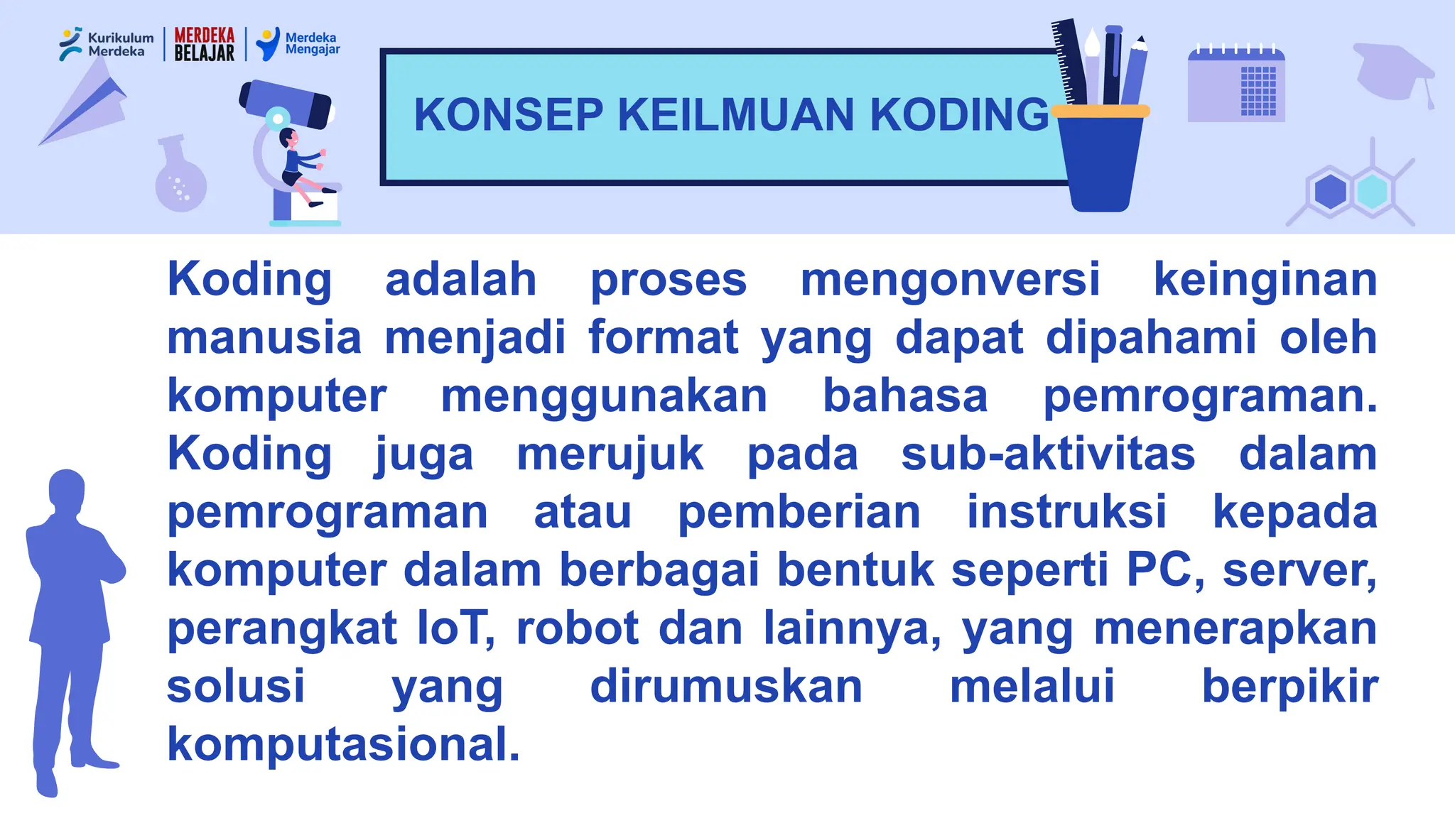 PPT MATERI KODING DAN KECERDASAN ARTIFISIAL UNTUK PEMBELAJARAN | PPTX