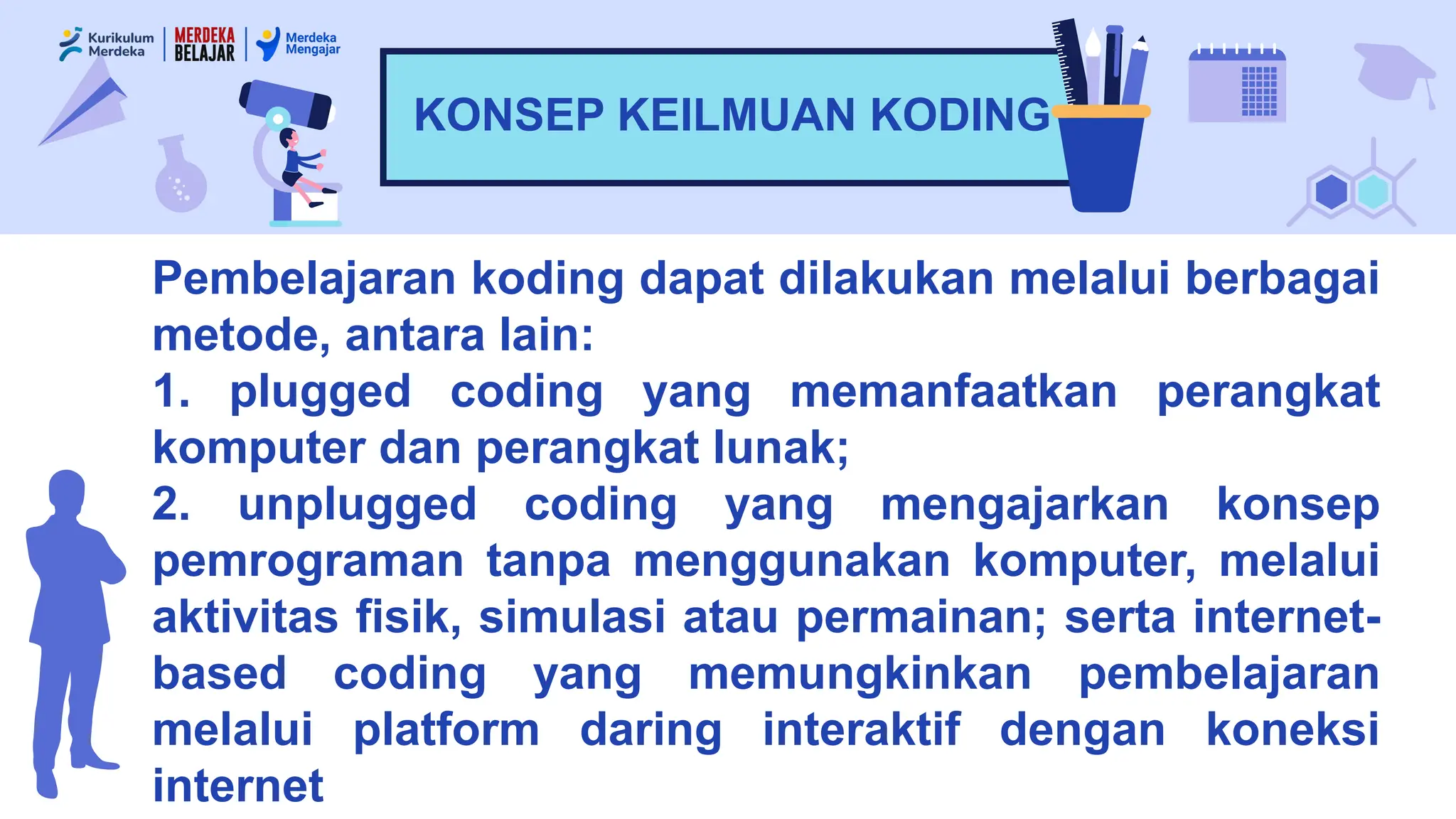 PPT MATERI KODING DAN KECERDASAN ARTIFISIAL UNTUK PEMBELAJARAN | PPTX
