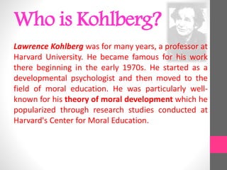 Ppt kohlberg | PPTX