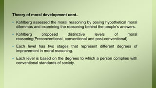 PPT KOHLBERG THEORY power point presentation | PPTX