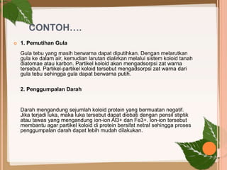 Ppt koloid(dewi,ain,miftah) | PPTX