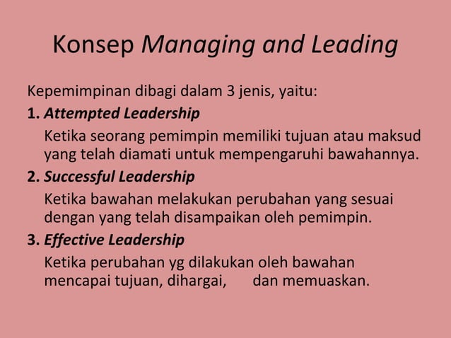 Managerial & Leadership Style | PPT