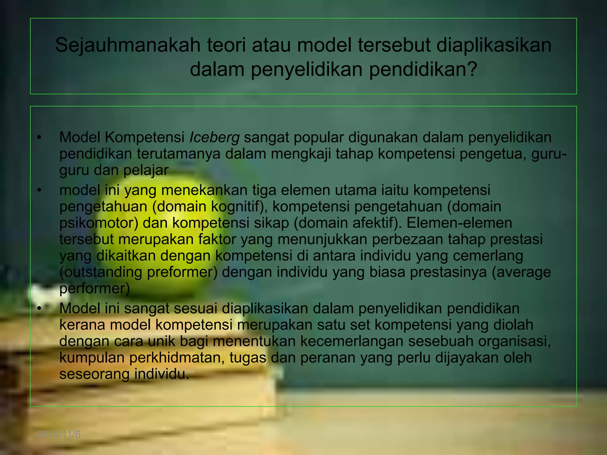 MODEL KOMPETENSI | PPT