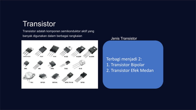 PPT_Komponen Elektronika Dasar | PPTX