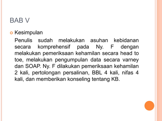 Ppt ASUHAN KEBIDANAN KOMPREHENSIF | PPTX