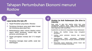 KONDISI KABUPATEN BUTON TENGAH DALAM TEORI ROSTOW | PPTX