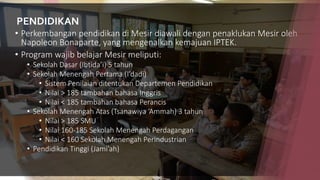 PPT kondisi masyarakat mesir | PPTX