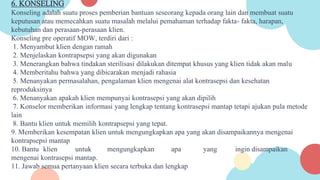 Ppt konseling mow | PPTX