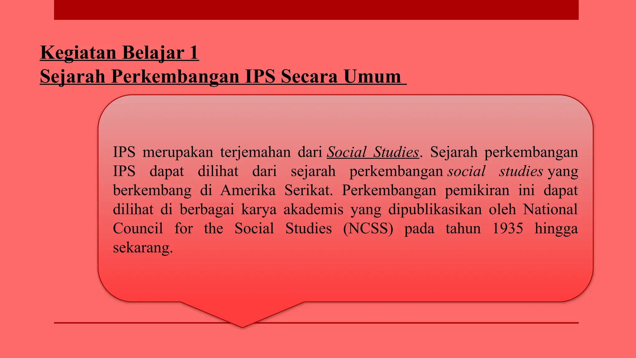 PPT KONSEP DASAR IPS Kegiatan Belajar 1 dan 2 | PPTX