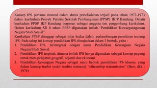 PPT KONSEP DASAR IPS Kegiatan Belajar 1 dan 2 | PPTX