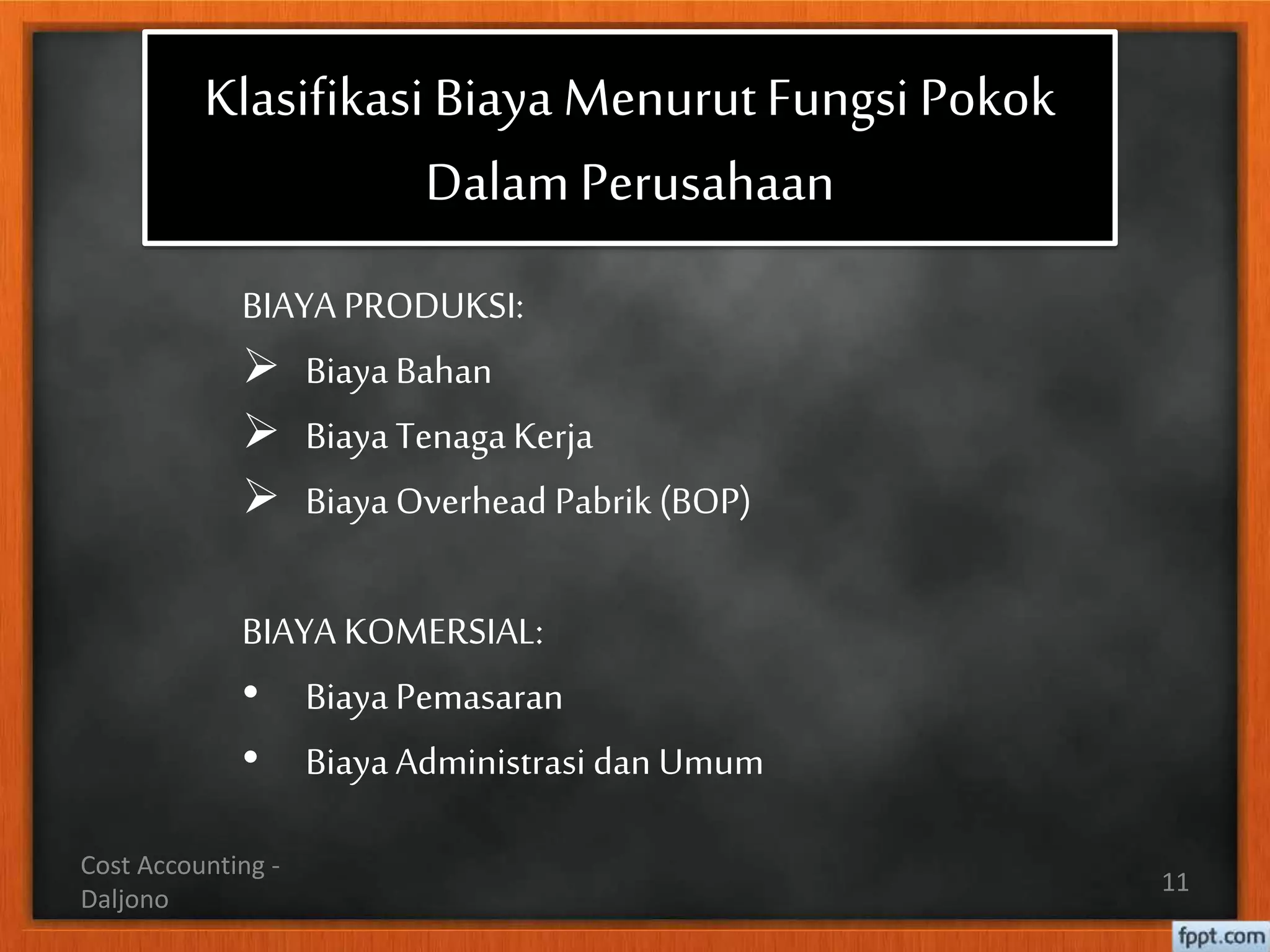 Ppt konsep,klasifikasi biaya,arus biaya,dan laporan keuangan | PPTX