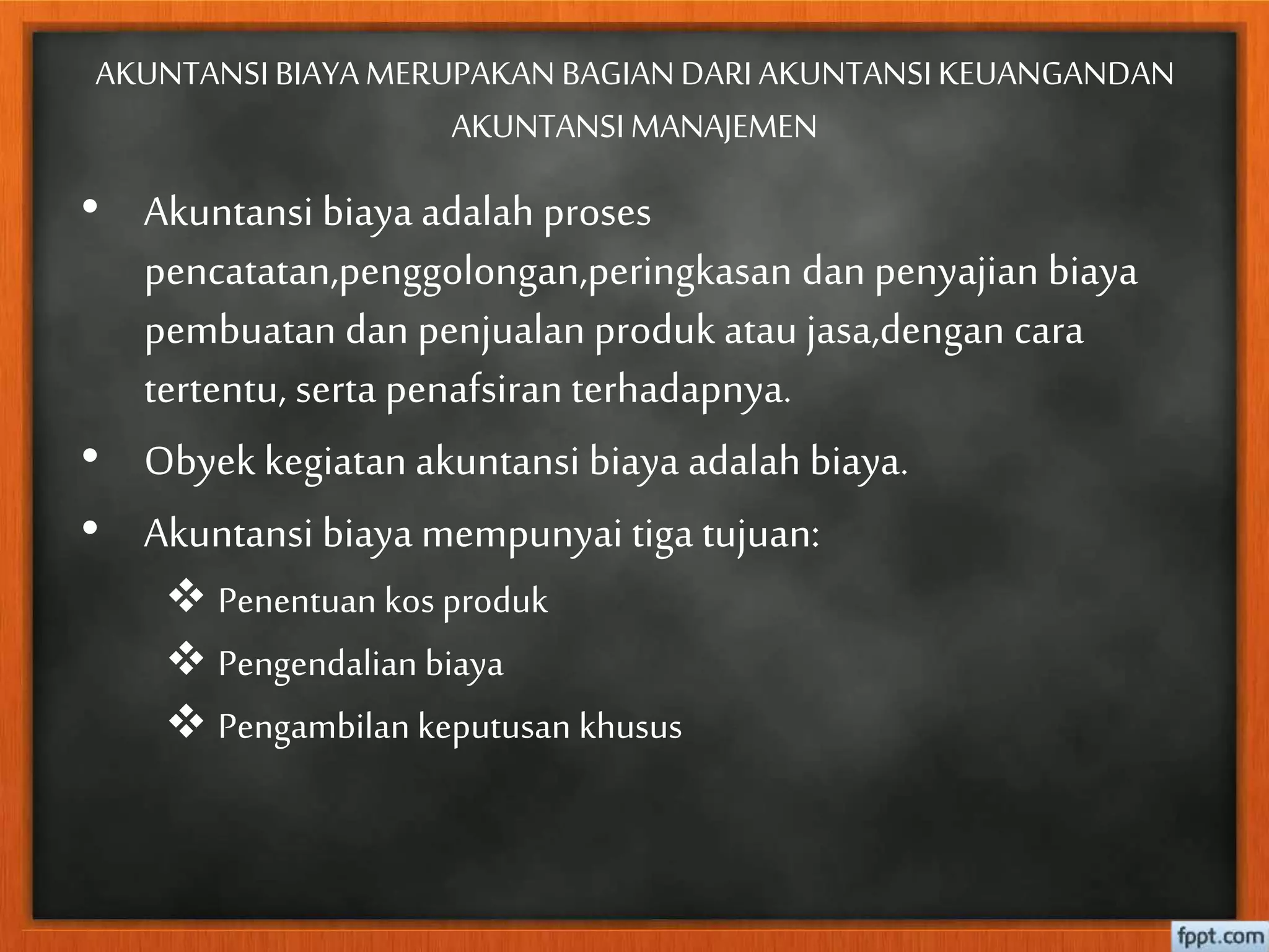 Ppt konsep,klasifikasi biaya,arus biaya,dan laporan keuangan | PPTX