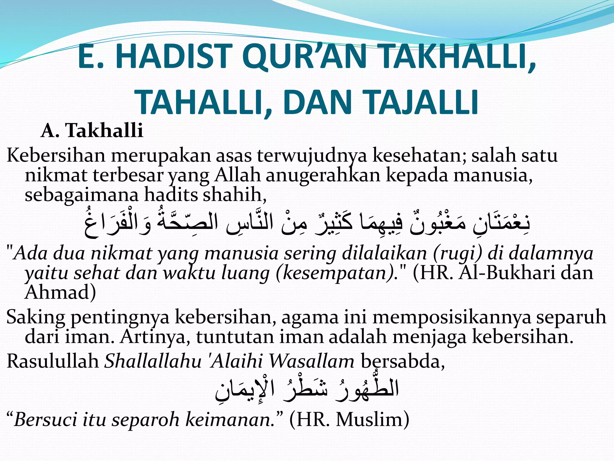 PPT Konsep Takhali,Tahalli,Tajalli | PPTX