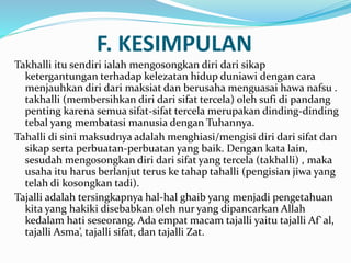 PPT Konsep Takhali,Tahalli,Tajalli | PPTX