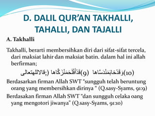 PPT Konsep Takhali,Tahalli,Tajalli | PPTX